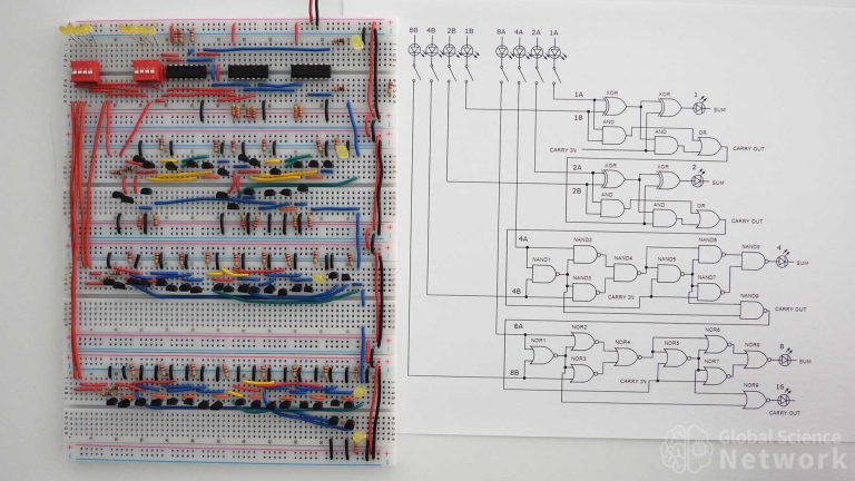 4 Bit Calculator | Built Using Individual Transistors