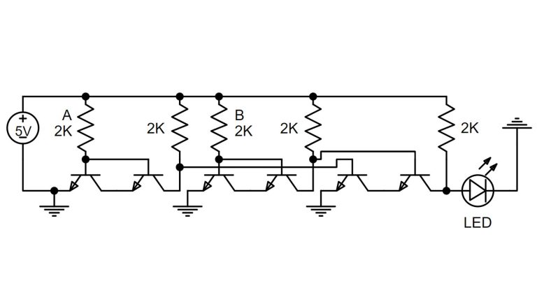 OR Gate | Examples Built Using Individual Transistors