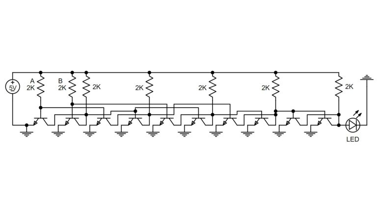 XOR Gate, Exclusive OR Gate | Built with Transistors